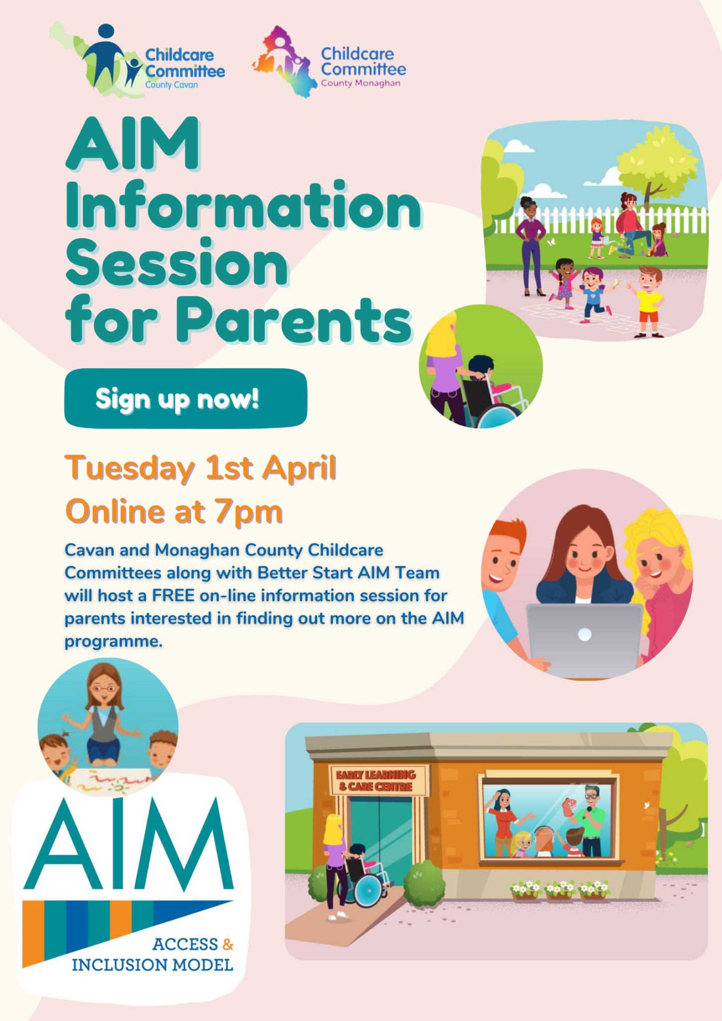 Upcoming AIM Information Sessions for Parents and Providers - Cavan CC